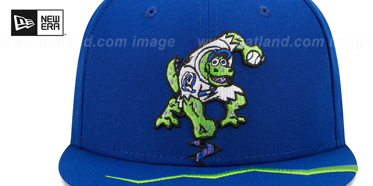 Rancho Cucamonga Quakes MILB MARVEL DEFENDERS Royal Fitted Hat