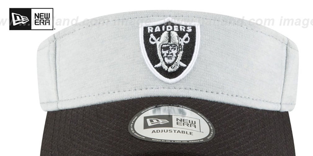 Oakland Raiders 18 NFL STADIUM Grey-Black Visor by New Era