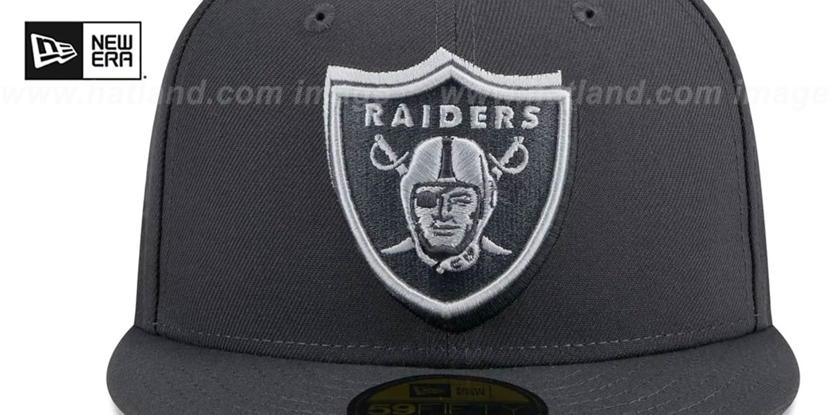 Las Vegas Raiders 2024 ONSTAGE NFL DRAFT Grey Fitted Hat