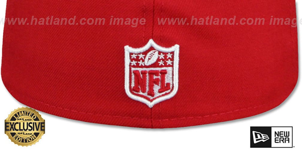 Las Vegas Raiders RAIDER-NATION Red-White Fitted Hat