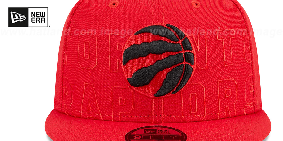 Toronto Raptors 2023 NBA DRAFT SNAPBACK Red Hat by New Era