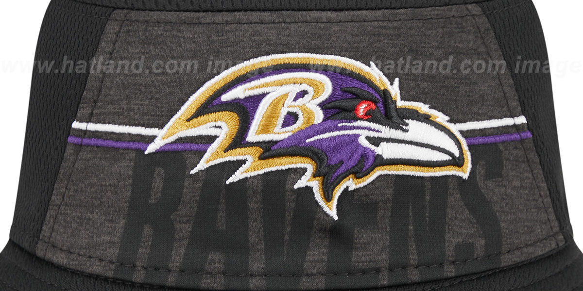 Baltimore Ravens 2023 NFL TRAINING CAMP BUCKET Black Hat