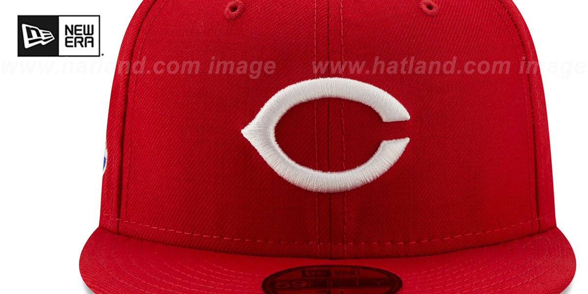 Cincinnati Reds 1975 LOGO-HISTORY Red Fitted Hat by New Era