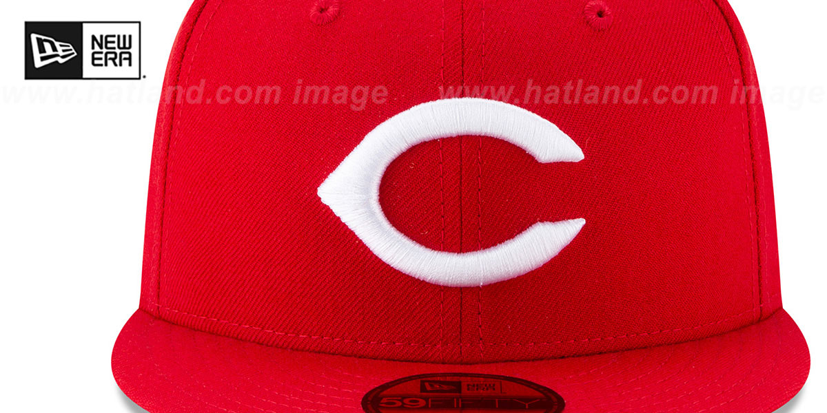 Cincinnati Reds WORLD SERIES SIDE PATCH Fitted Hat