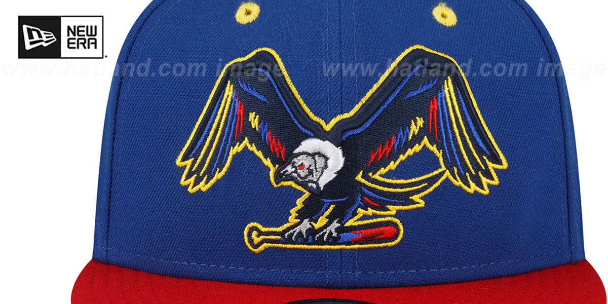 Binghamton Rumble Ponies COPA Royal-Red Fitted Hat