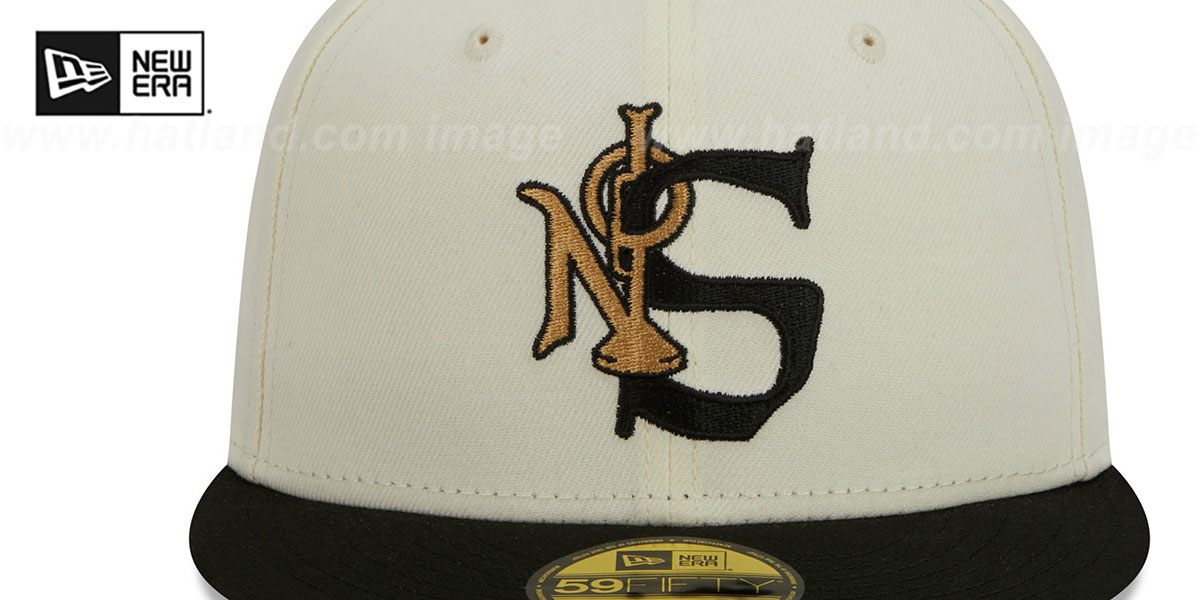 New Orleans Saints NFL LIGATURE White-Black Fitted Hat