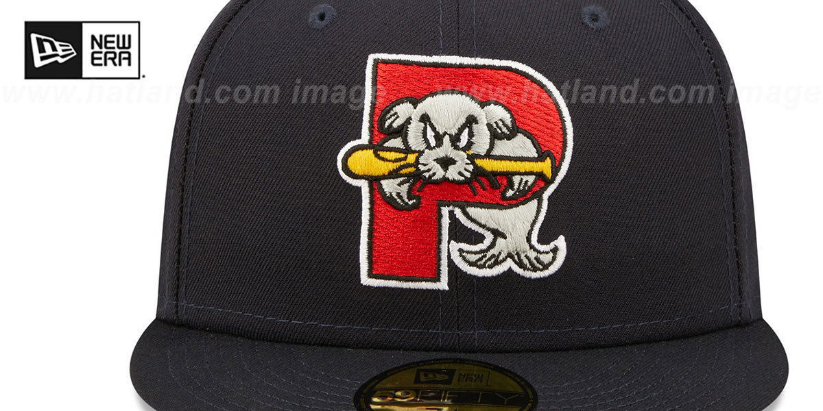 Portland Sea Dogs MILB ONFIELD HOME Navy Fitted Hat