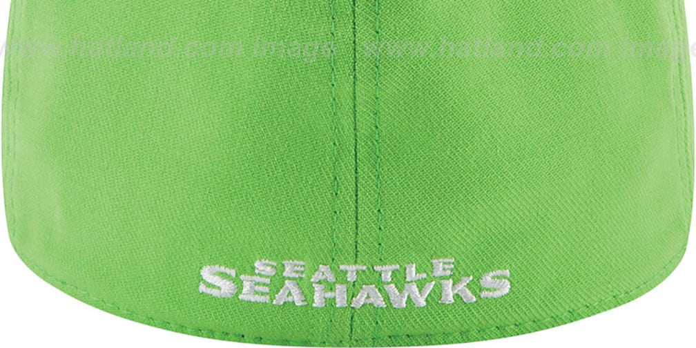 Seattle Seahawks 2014 NFL ALT DRAFT FLEX Lime Hat by New Era