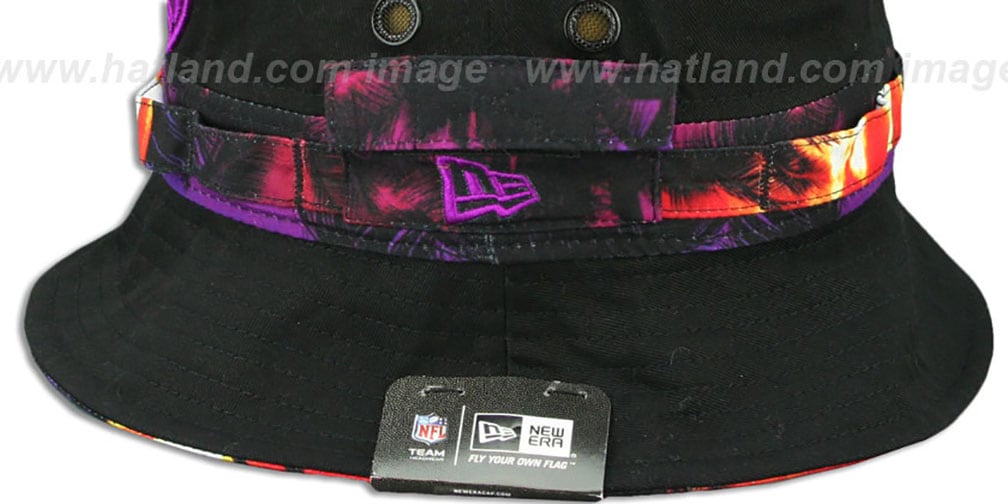 Seattle Seahawks ADVENTURE SUNSET Black Bucket Hat
