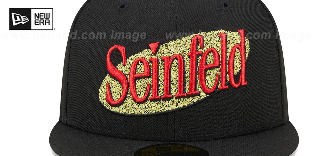 Seinfeld HOLLYWOOD Black Fitted Hat by New Era