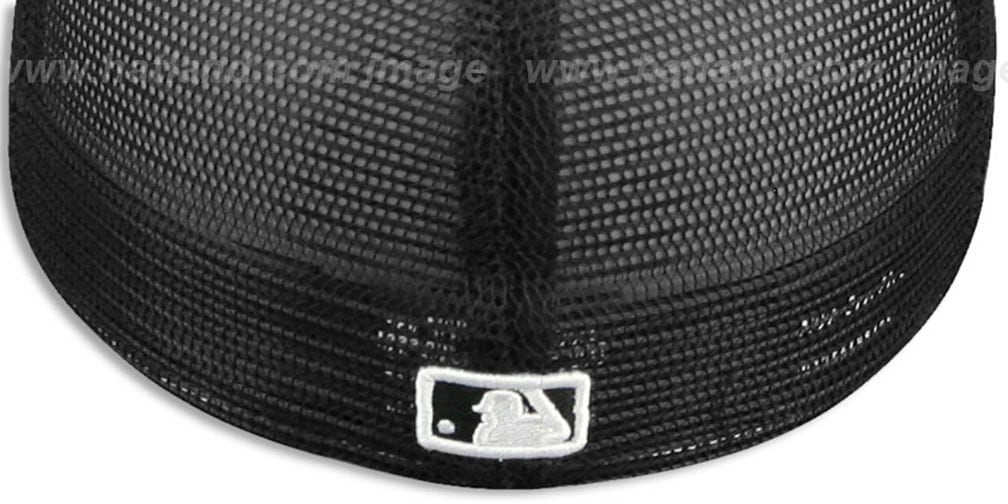 San Francisco SF Giants ZEBRA ANIMAL-FUR MESH-BACK Fitted Hat