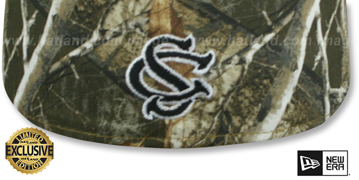 South Carolina NCAA TEAM-BASIC Realtree Camo Fitted Hat