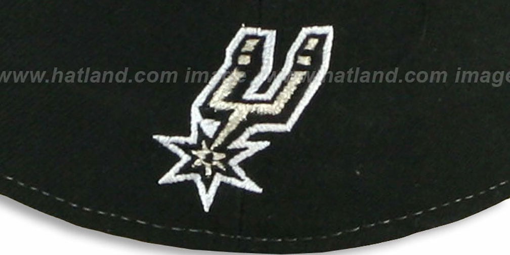 San Antonio Spurs HERO-HCL Black-Grey Fitted Hat by New Era