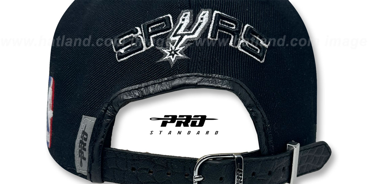 San Antonio Spurs TEAM-BASIC STRAPBACK Black Hat