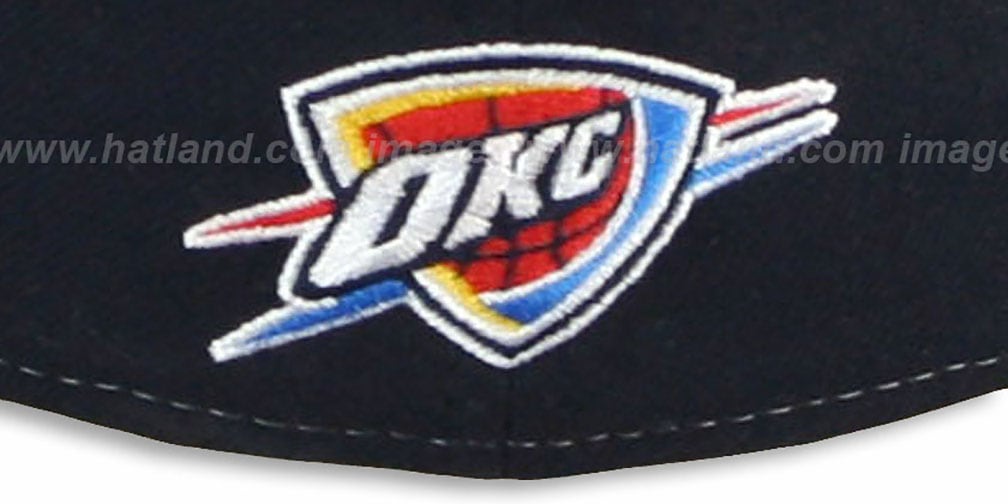 Oklahoma City Thunder HERO-HCL Navy-Orange Fitted Hat