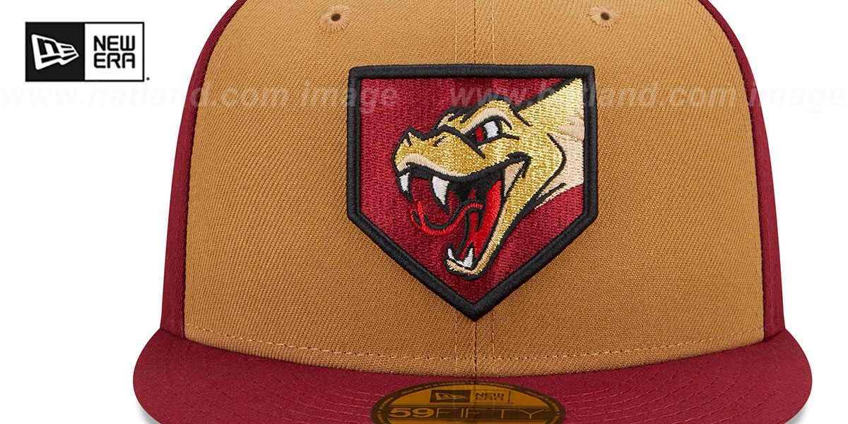 Wisconsin Timber Rattlers MILB MARVEL DEFENDERS Tan-Burgundy Fitt