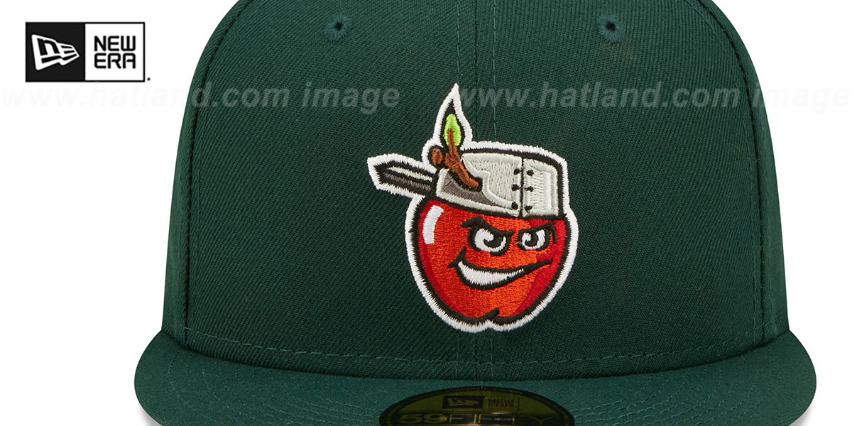 Fort Wayne TinCaps MILB ONFIELD HOME Green Fitted Hat