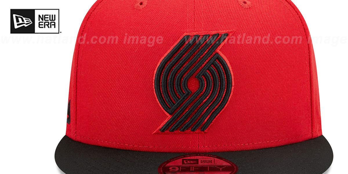 Portland Trail Blazers STATEMENT SNAPBACK Red-Black Hat