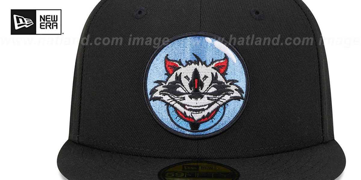 Rocket City Trash Pandas MILB MARVEL DEFENDERS SIDE-PATCH Black F