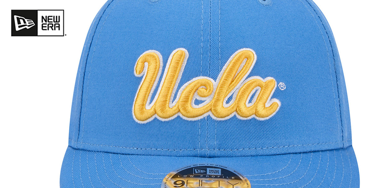 UCLA LOW-CROWN TEAM-BASIC SNAPBACK Blue Hat by New Era