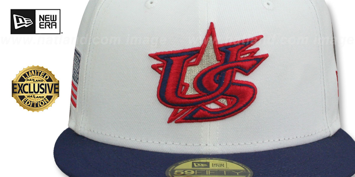 USA 2023 WBC GAME White-Navy Hat by New Era