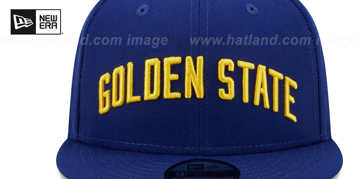 Golden State Warriors STATEMENT SNAPBACK Royal Hat