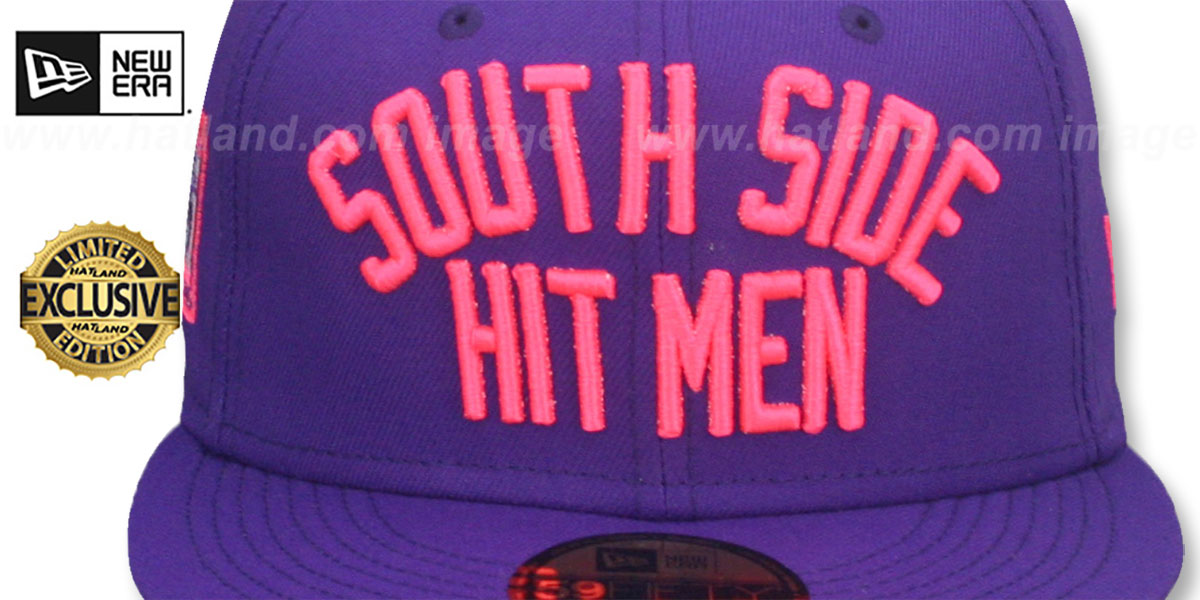 Chicago White Sox SOUTHSIDE HITMEN PATCH-BOTTOM Purple-Pink Fitte