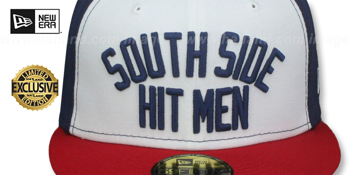 Chicago White Sox SOUTHSIDE HITMEN PATCH-BOTTOM White-Navy-Red Fi