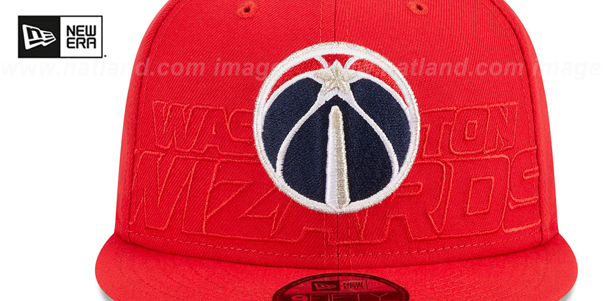 Washington Wizards 2023 NBA DRAFT SNAPBACK Red Hat