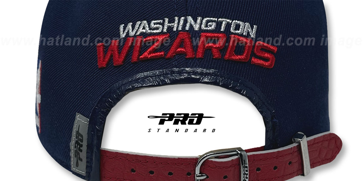 Washington Wizards TEAM-ALTERNATE STRAPBACK Navy-Red Hat