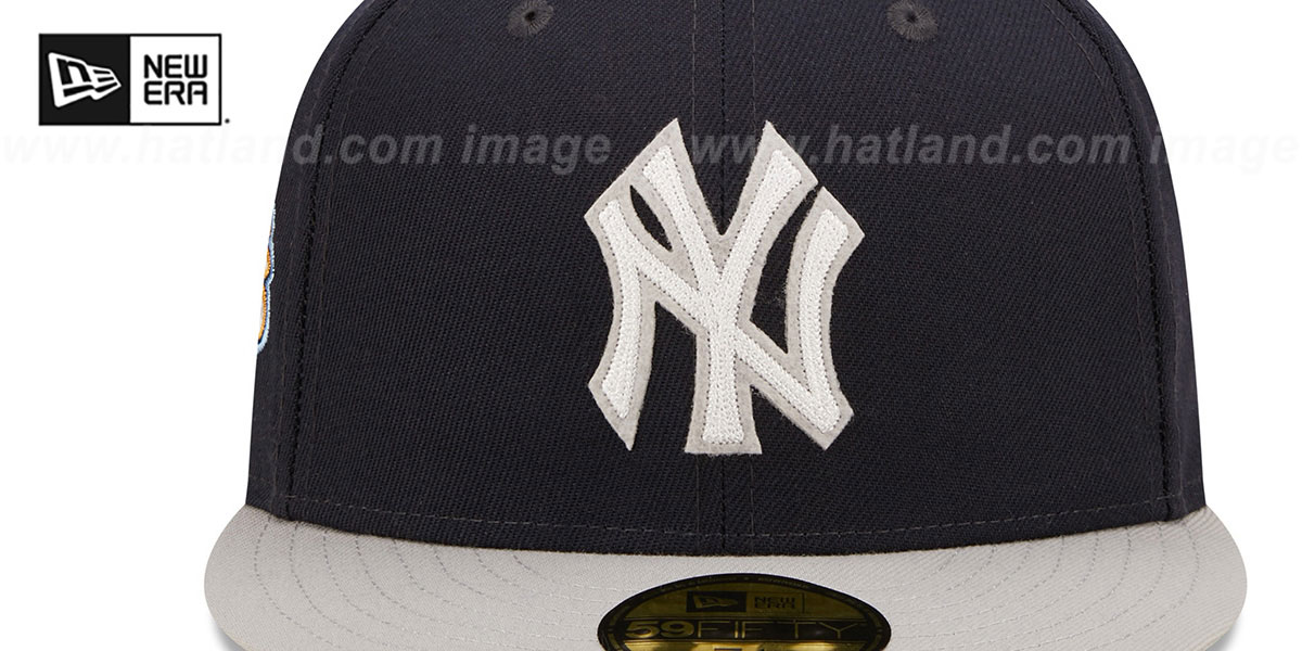 New York Yankees LETTERMAN SIDE-PATCH Fitted Hat by New Era
