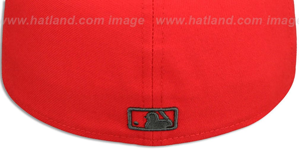 New York Yankees MLB TEAM-BASIC Fire Red-Charcoal Fitted Hat