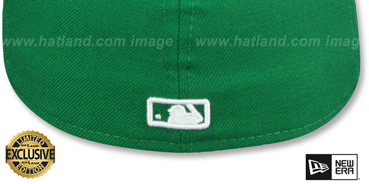 New York Yankees TEAM-BASIC Kelly Green-White Fitted Hat