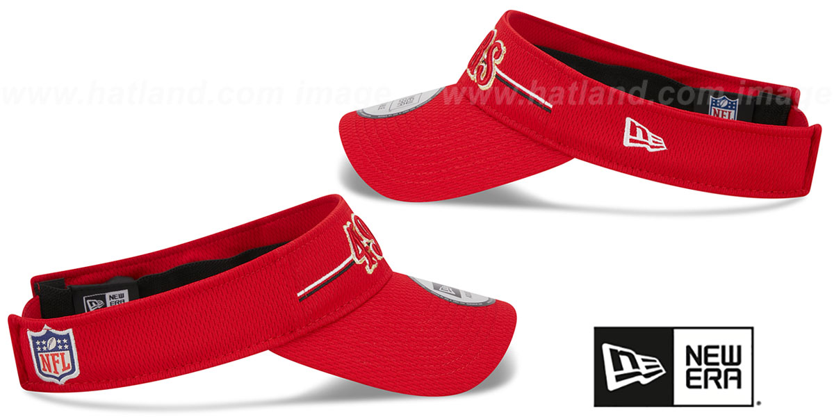 San Francisco 49ers 2023 NFL TRAINING CAMP VISOR Red