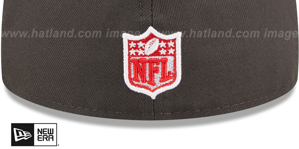 San Francisco 49ers 2T COLOR PACK Charcoal-Red Fitted Hat