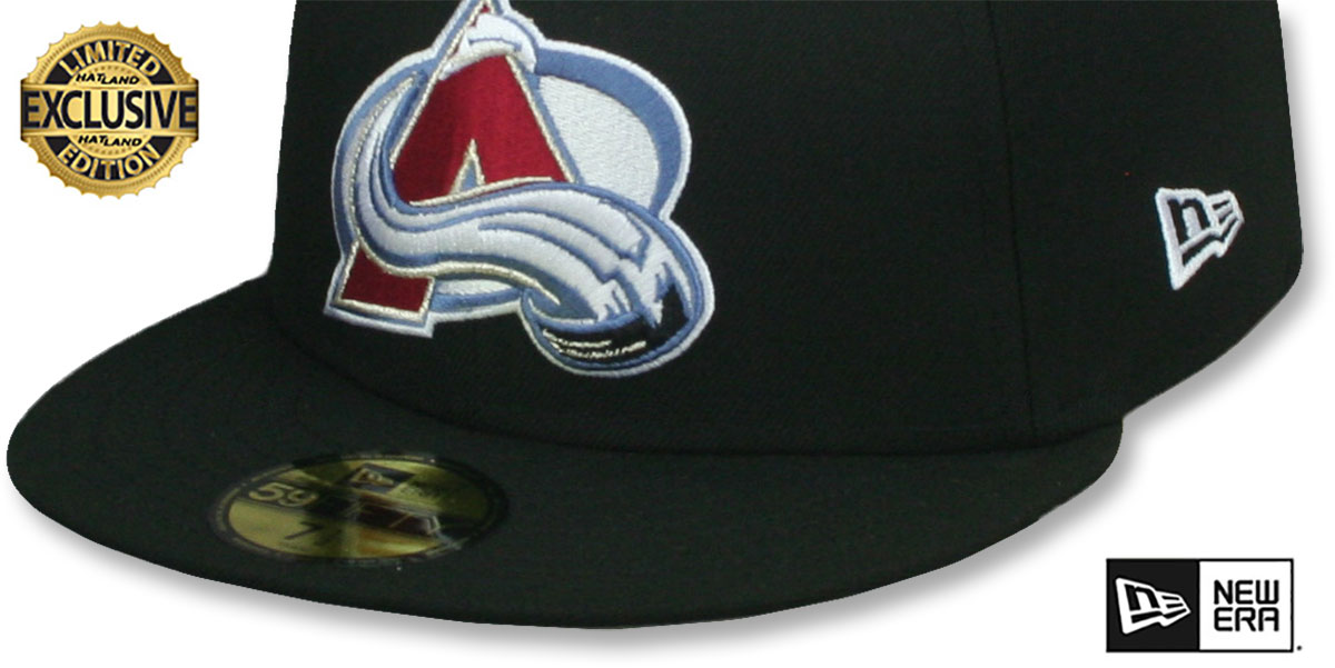 Colorado Avalanche NHL TEAM-BASIC Black Fitted Hat