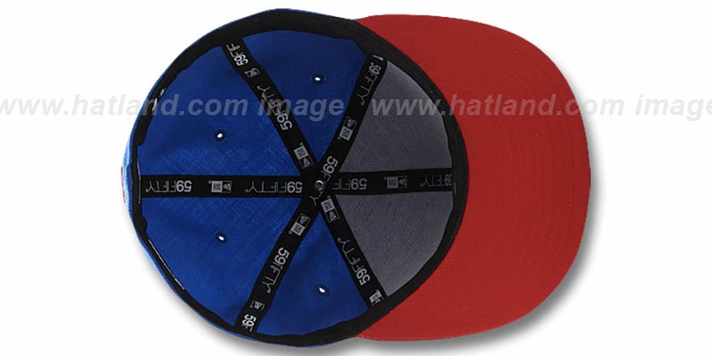 Marvel Avengers CAPTAIN AMERICA OUTLINE Royal-Red Fitted Hat