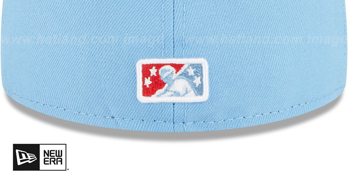 Louisville Bats THEME NIGHT Sky-Red Fitted Hat by New Era