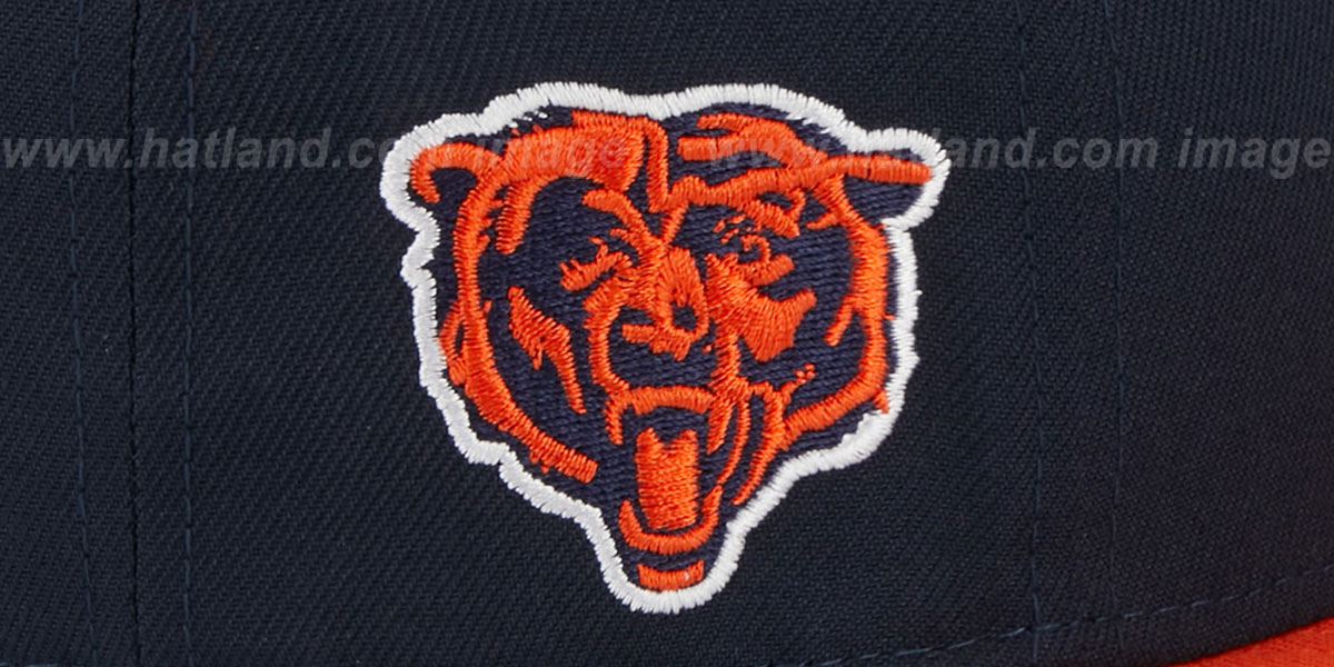 Chicago Bears NFL LIGATURE SNAPBACK Navy-Orange Hat