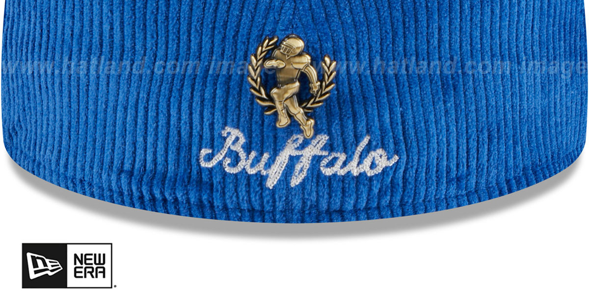 Buffalo Bills LETTERMAN PIN CORDUROY Royal Fitted Hat