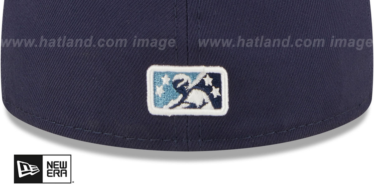 Wilmington Blue Rocks MILB ONFIELD ROAD Navy-Sky Fitted Hat
