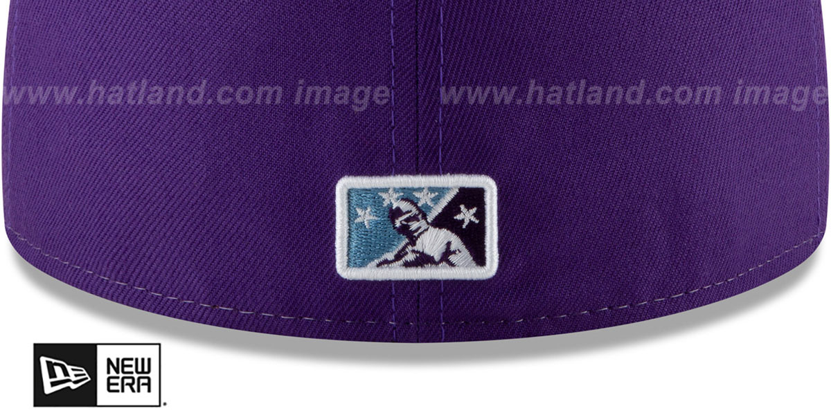 Jersey Shore Blueclaws COPA White-Purple-Pink Fitted Hat