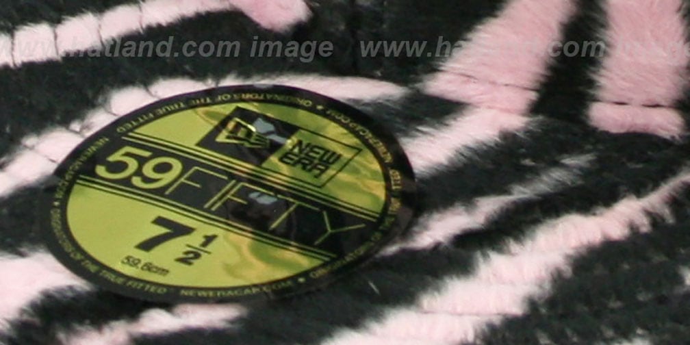 Atlanta Braves ZEBRA ANIMAL-FUR MESH-BACK Fitted Hat