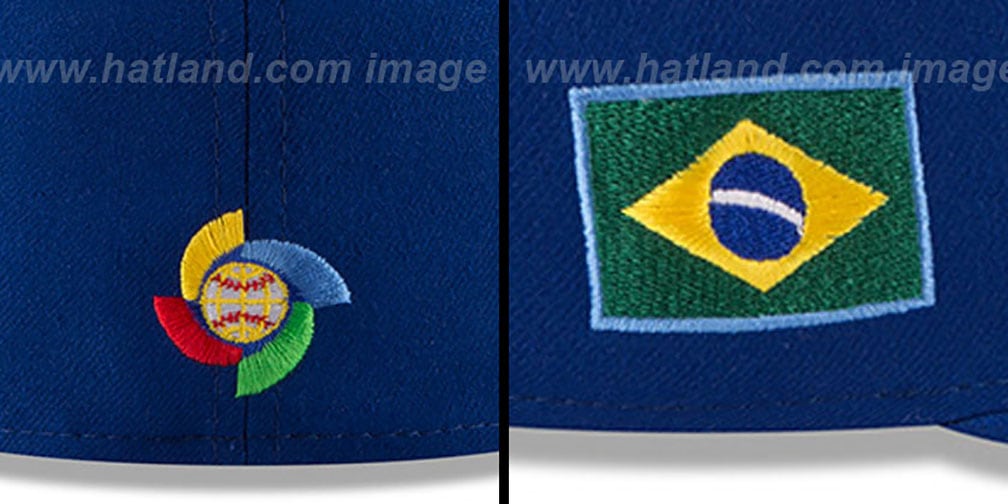 Brazil PERFORMANCE WBC-2 Royal Hat by New Era