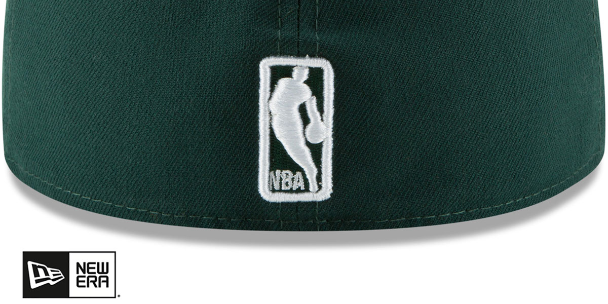 Milwaukee Bucks NBA TEAM-BASIC Green Fitted Hat by New Era