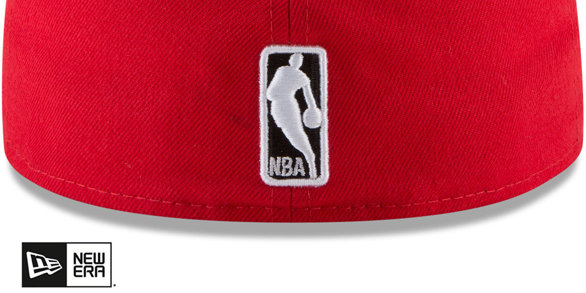 Chicago Bulls NBA TEAM-BASIC Red Fitted Hat by New Era