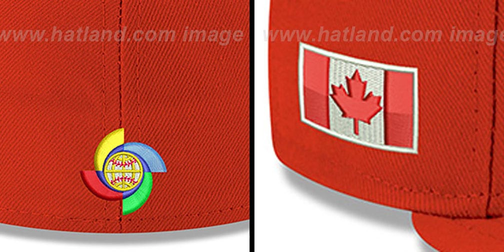 Canada PERFORMANCE WBC-2 Red Hat by New Era