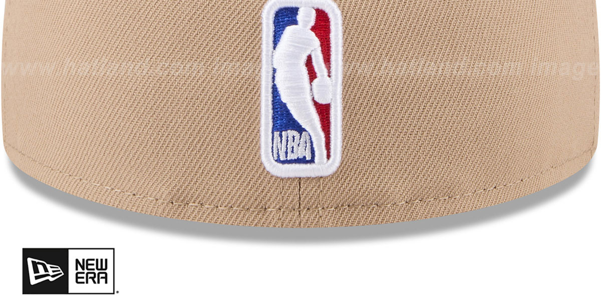 Boston Celtics 2024 NBA DRAFT Camel-Green Fitted Hat