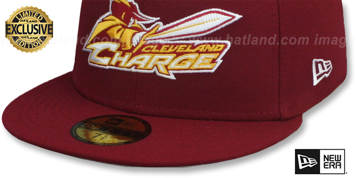 Cleveland Charge NBA G-LEAGUE Burgundy Fitted Hat by New Era