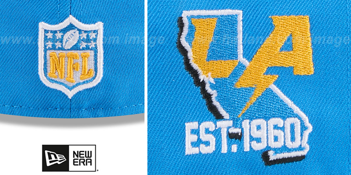 Los Angeles Chargers 2024 NFL DRAFT Blue Fitted Hat